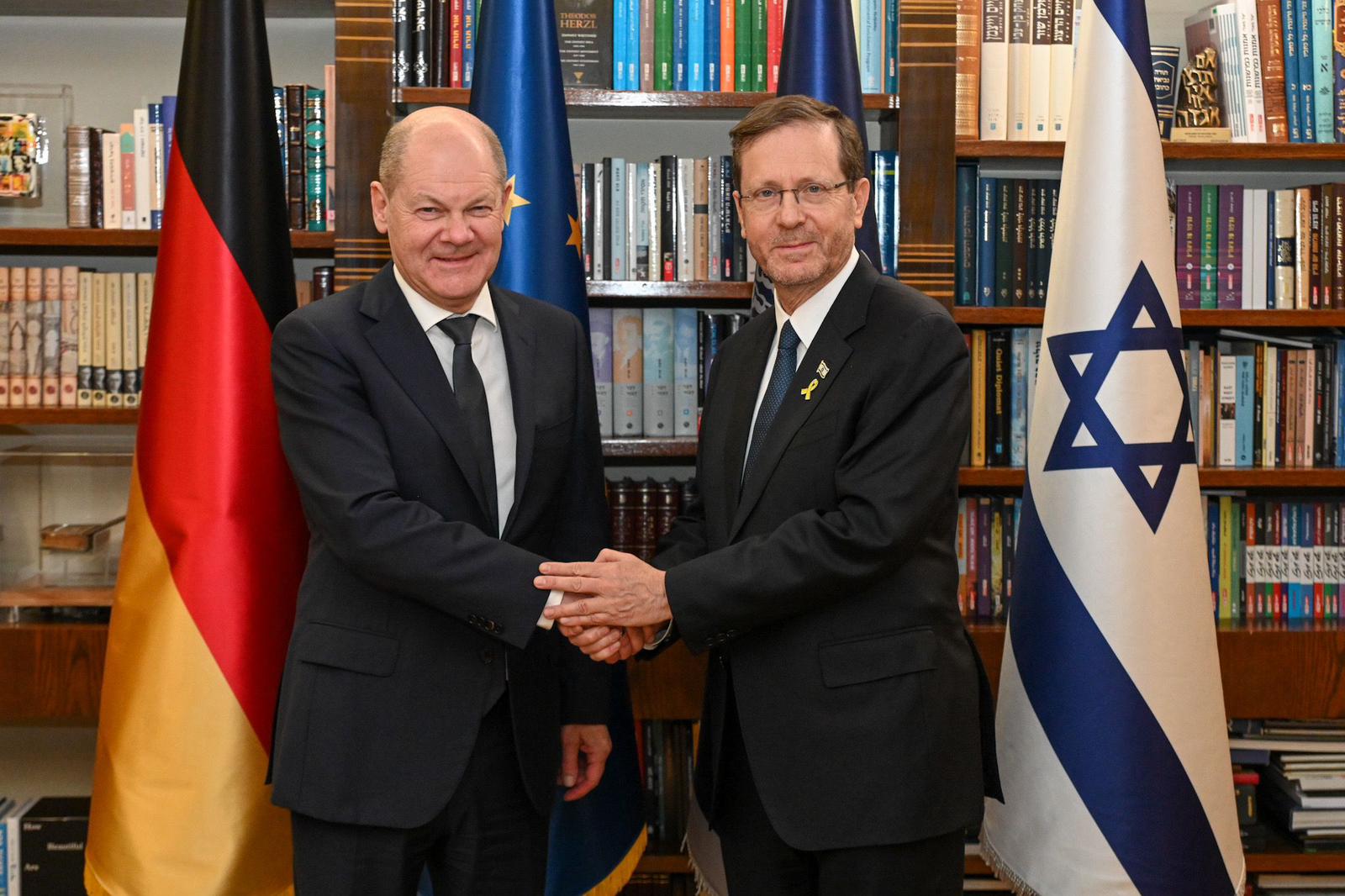 In Israel, German chancellor questions ‘high costs’ of war against ...