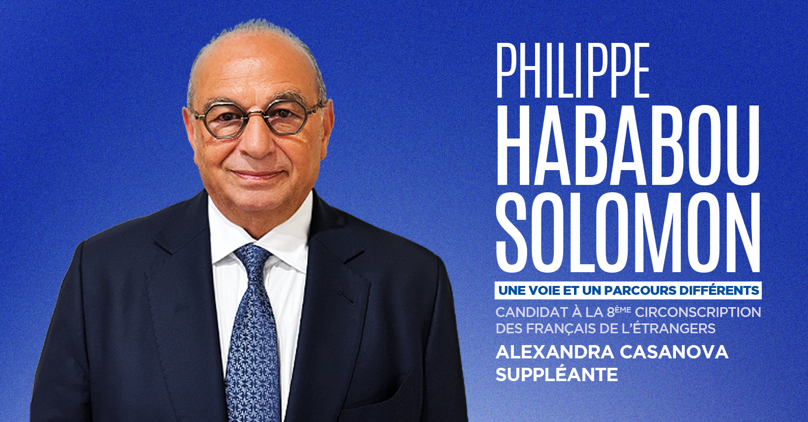 French abroad voting: the new face is Philippe Hababou Solomon, who ...
