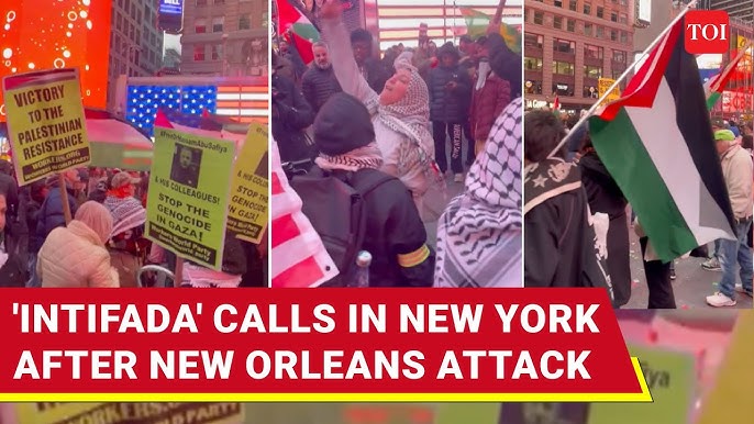 Hundreds calls for intifada in Times Square - EJP