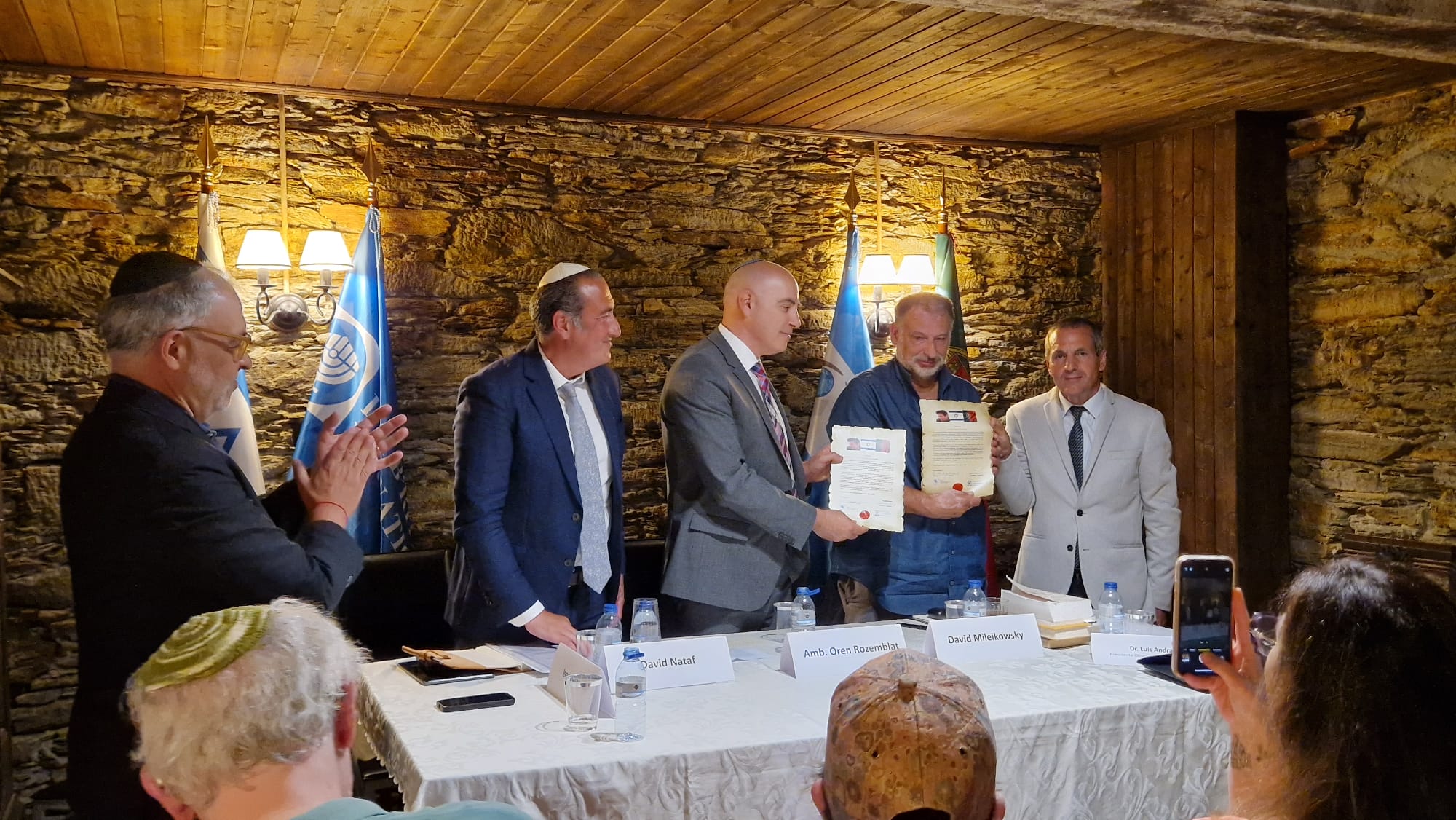 Yoni Netanyahu honored in Porto ceremony as a champion who changed the ...