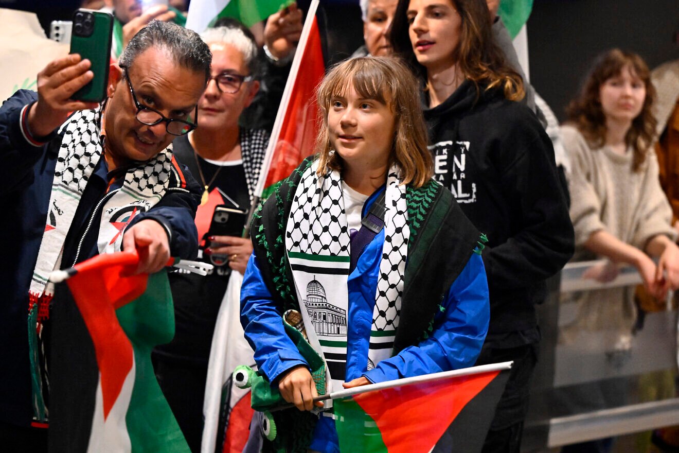 Greta Thunberg uses Israeli hostage pic in Palestinian prisoner post - EJP